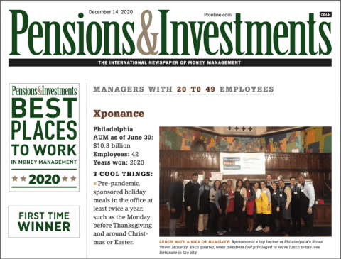 Xponance Named One Of Pensions & Investments Best Places To Work In ...